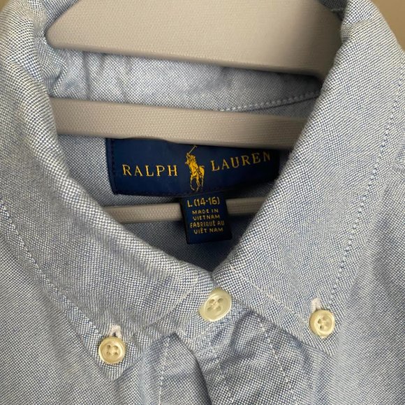 Polo Ralph Lauren | Shirts & Tops | Classic Ralph Lauren Blue Button ...